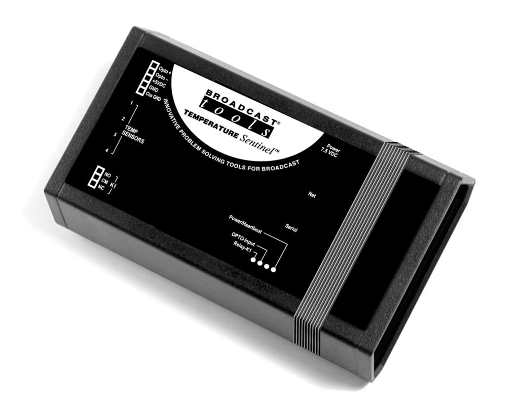 Temperature Sentinel® – Temperature I/O - Broadcast Tools | Problem Solved