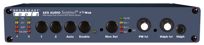 AES Audio Sentinel® +»Web – Web-based AES Silence Detector – Broadcast ...