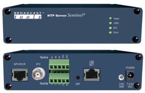 NTP Server Sentinel® – GPS-referenced NTP Time Server - Broadcast Tools | Problem Solved