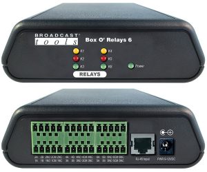 Box O' Relays 6 – Six Channel Isolated Relay Module (BOR-6) - Broadcast ...