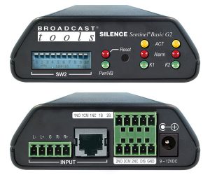 Silence Sentinel Basic G2 – Analog Silence Detector - Broadcast Tools | Problem Solved